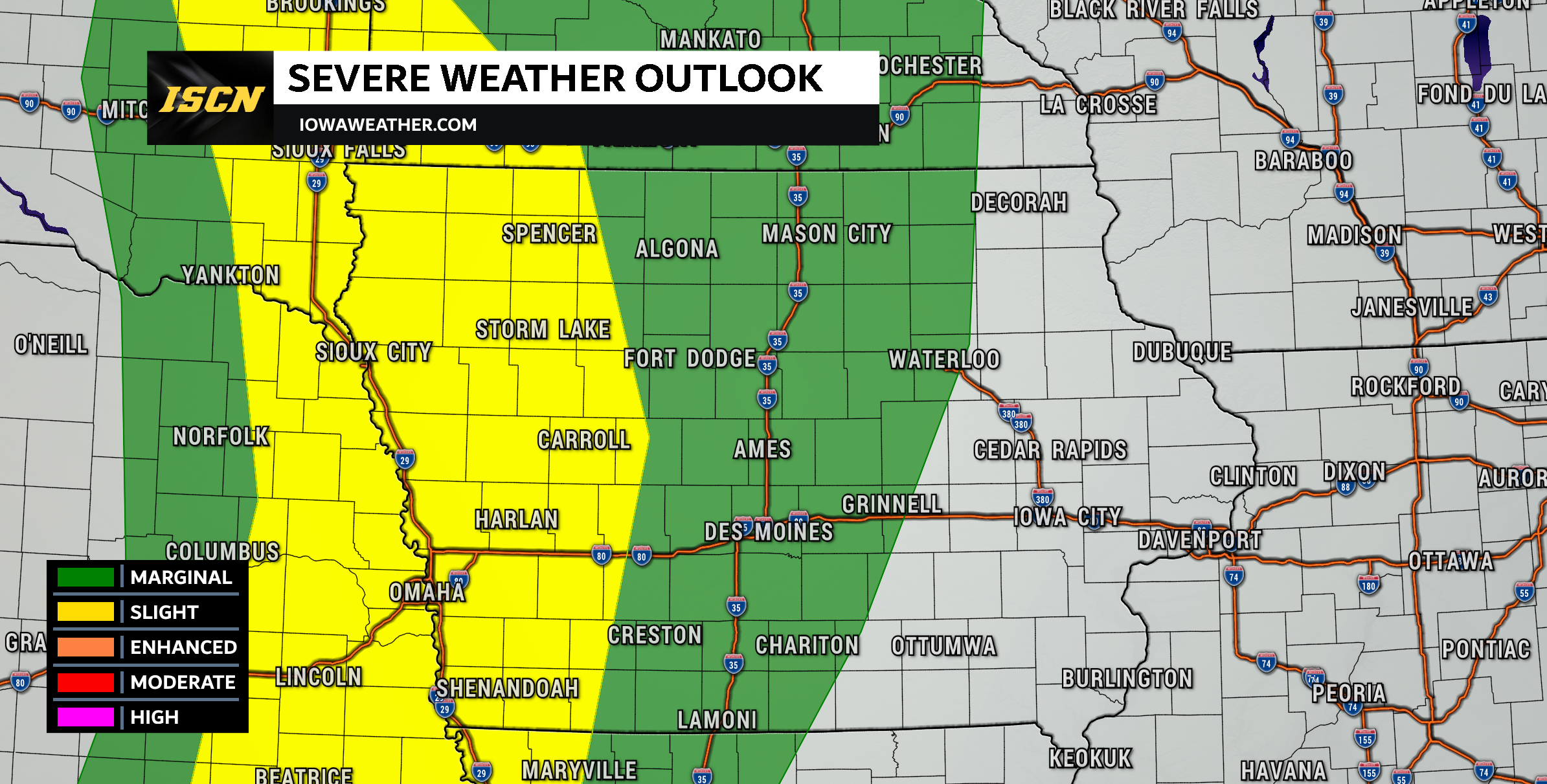 Severe Storms Sunday in Western Iowa- IowaWeather.com