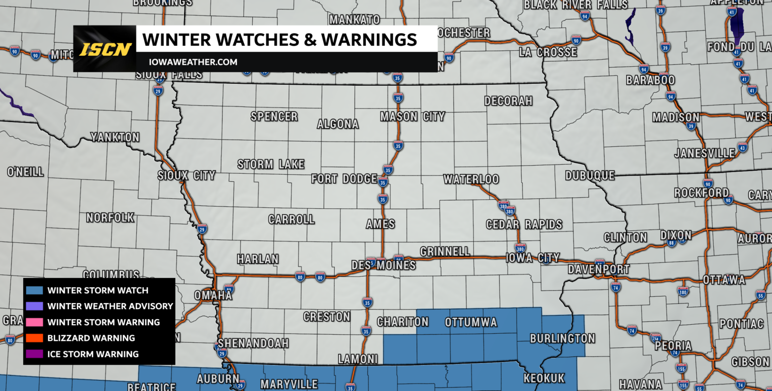 Tracking Multiple Chances of Snow in Iowa This Week