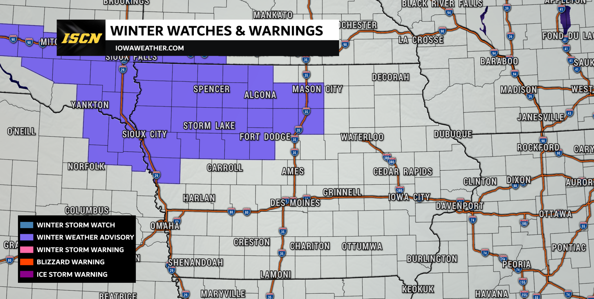 Tracking Multiple Chances of Snow in Iowa This Week