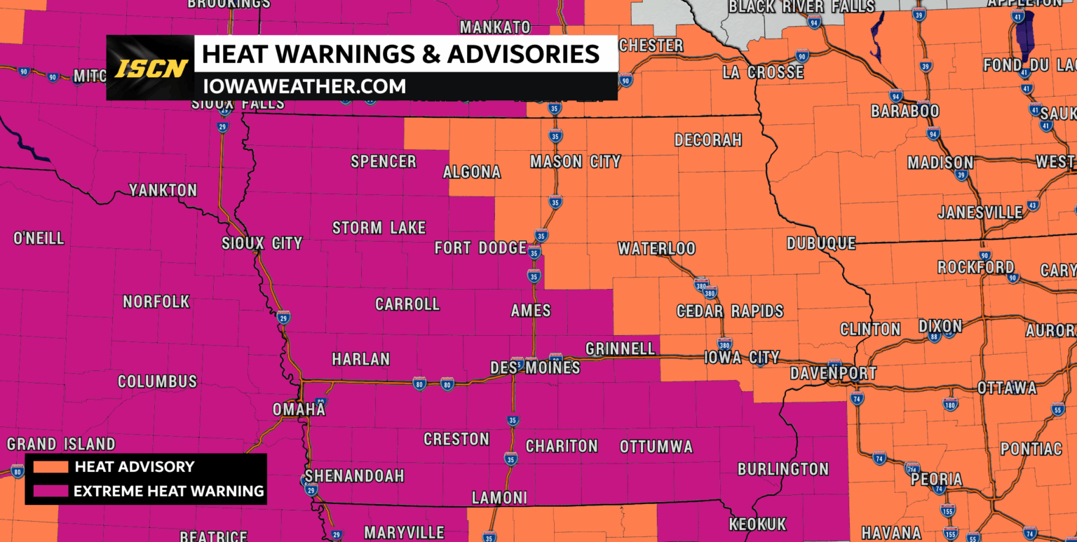 Extreme Heat Warning Issued for Iowa - IowaWeather.com